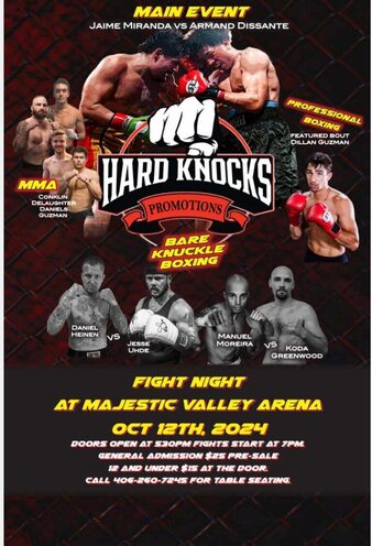 Fight Night at Majestic Valley Arena | Boxing & MMA Event | Tapology