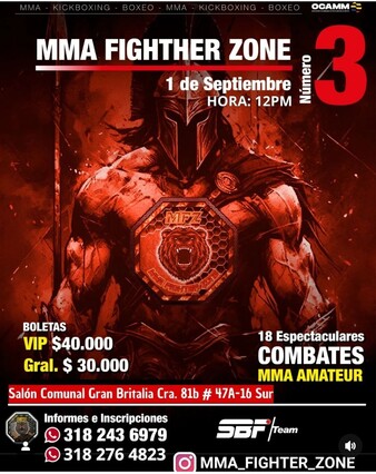 MMA Fighter Zone 3 | MMA & Kickboxing Event | Tapology