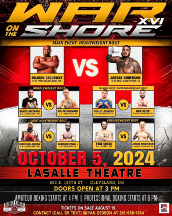 Jordan Gruszewski vs. Trae Cusac, War on the Shore XVI | Boxing Bout ...