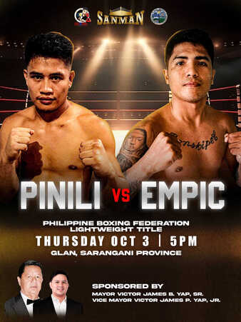 Pinili vs. Empic | Boxing Event | Tapology