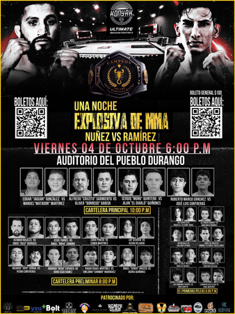 Angel Orozco vs. Angel Osiris Quiñones, Una Noche Explosiva de MMA ...