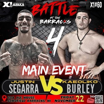 X-1 World Events 60: Battle at the Barracks 4 | MMA & Kickboxing Event | Tapology