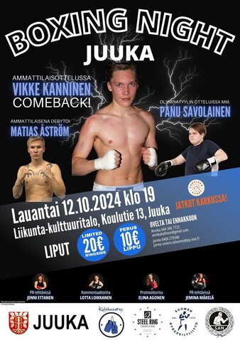 Matias Astrom vs. Franko Trifonovs, Boxing Night Juuka | Boxing Bout ...