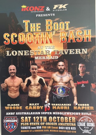 Riley Candy vs. Tangiariki Mauri, The Boot Scootin' Bash | Boxing Bout | Tapology