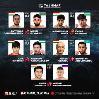 Tajikistan MMA Federation TAJMMAF | MMA Promoter | Tapology
