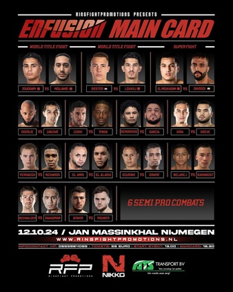 Zakaria Belarej vs. Hamid Najafi, Enfusion 141 | Kickboxing Bout | Tapology