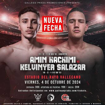Amin Hachimi vs. Kelvinyer Salazar, Hachimi vs. Salazar | Boxing Bout ...