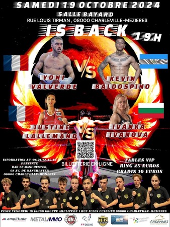 Justine Lallemand vs. Ivanka Ivanova, Valverde Jr. vs. Baldospino ...