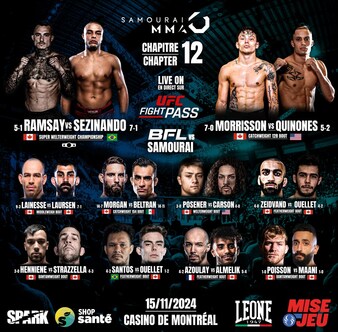 Samourai MMA SMMA | MMA Promoter | Tapology