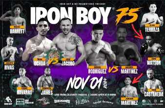 Da'Marrius Watson vs. Jose Alvarado, Iron Boy 75 | Boxing Bout | Tapology