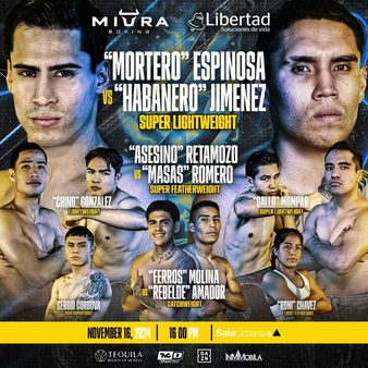 Espinoza vs. Jimenez | Boxing Event | Tapology