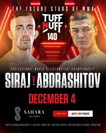 Jamie Siraj vs. Nemat Abdrashitov, Tuff-N-Uff 140 | MMA Bout | Tapology