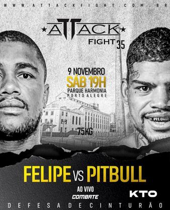 Guilherme Araujo vs. Endrew Severo, Attack Fight 35 | Muay Thai Bout ...