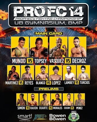 Pro FC 14: Mundo vs. Topsey | MMA Event | Tapology