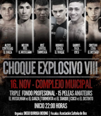 Choque Explosivo 8 | Boxing Event | Tapology