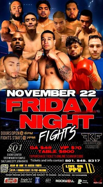 Friday Night Fights | Boxing Event | Tapology