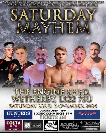 Saturday Mayhem | Boxing Event | Tapology