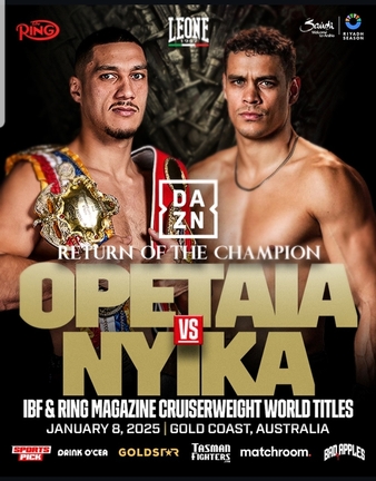Austin Aokuso vs. Leti Leti, Opetaia vs. Nyika | Boxing Bout | Tapology