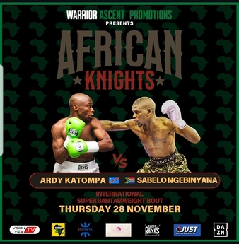 Ardy Katompa vs. Sabelo Ngebinyana, African Knights | Boxing Bout | Tapology