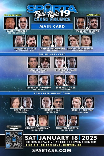 Sergio Gutierrez vs. Frank Saint-Peter, Sparta Fight Night 19 | MMA ...