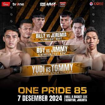Roy Angga vs. Jimmy Dharmawan, One Pride MMA Fight Night 85 | MMA Bout ...