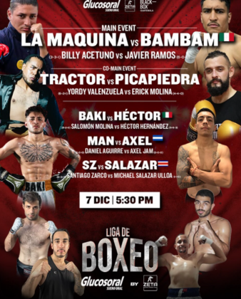 Yordy Valenzuela Santos vs. Erick Molina, Liga de Boxeo Glucosoral ...