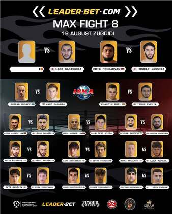 Max Fight 8 | Kickboxing & MMA Event | Tapology