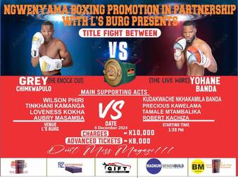 Kapeni vs. Makina | Boxing Event | Tapology