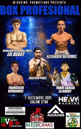 José Raymundo Corona vs. Daniel Armando Cabrera, Box Profesional ...