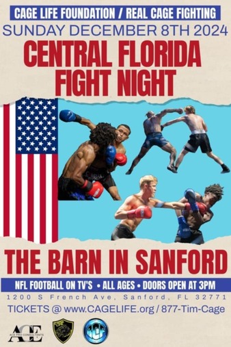 Real Cage Fighting: Central Florida Fight Night | MMA, Kickboxing ...