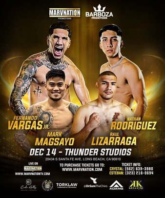 Mark Magsayo vs. Bryan Mercado, Lizarraga vs. Coria | Boxing Bout ...
