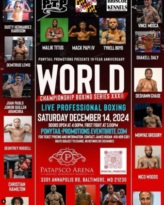 Tyrell Boyd vs. Alexander Johnson, World Championship Boxing Series XXXII | Boxing Bout | Tapology