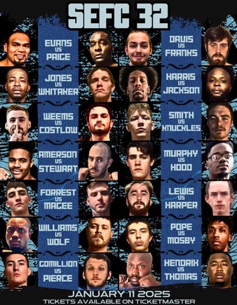 Markee Jones vs. David Whitaker, SEFC 32 | MMA Bout | Tapology