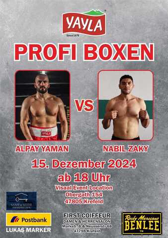 Michael Obin vs. Okan Çiv, Profi Boxen | Boxing Bout | Tapology