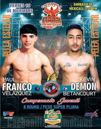 Damian Flores vs. Angel Ramirez, Velazquez vs Betancourt | Boxing Bout | Tapology