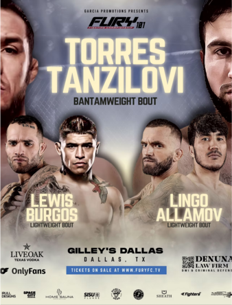 Umronjon Mansurov vs. Pena Allamov, Fury FC 101 | MMA Bout | Tapology