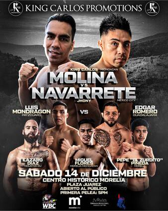Molina vs Navarrete | Boxing Event | Tapology