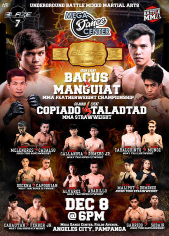 Juvanie Bacus vs. Reden Manguiat, Blaze Fighting Championship 7 | MMA ...