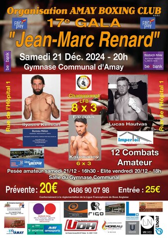 Kemran Ilyasov vs. Lucas Hautvas, Gala "Jean-Marc Renard" | Boxing Bout ...
