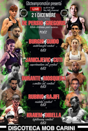 Giusto Durante vs. Fernando Mosquera, De Persio vs. Gregoris | Boxing ...