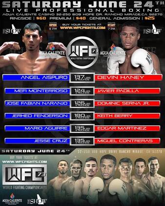 WFC 73: Haney vs. Aispuro | Boxing Event | Tapology