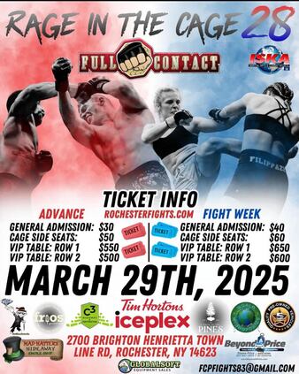 Full Contact Promotions: Rage in the Cage 28 | MMA, Kickboxing, & Muay ...