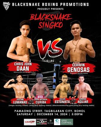Blacksnake Singko | Boxing Event | Tapology