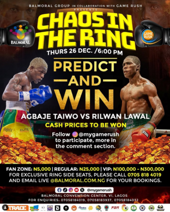 Meshach Agba vs. Austine Nnamdi, Chaos in the Ring | Boxing Bout | Tapology