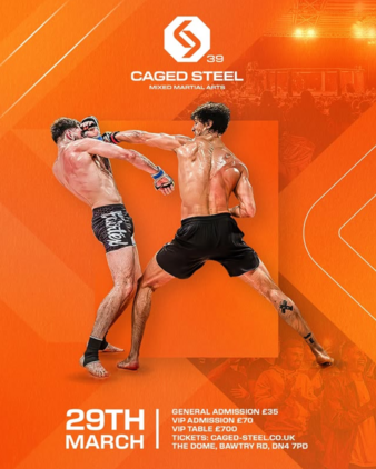 Jamie Stinton vs. Ash Shemeld, Caged Steel 39 | MMA Bout | Tapology