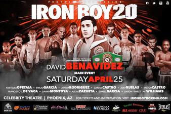 David Benavidez vs. Rollin Williams, Iron Boy 20 | Boxing Bout | Tapology