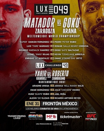 Diego Baltazar vs. Gerardo Aguillón, Lux Fight League 49 | MMA Bout | Tapology