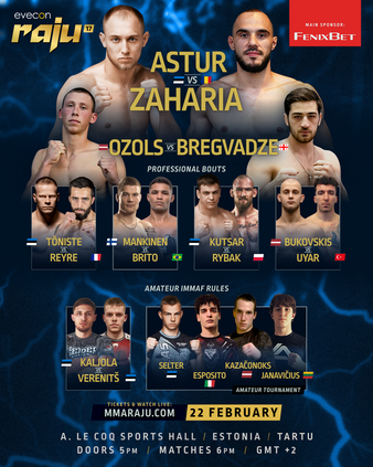 Ville Mankinen vs. Claudeci Brito, MMA Raju 17 | MMA Bout | Tapology