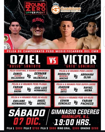 Angel Garcia vs. Elio Otero, Round Zero Fight Night | Boxing Bout ...