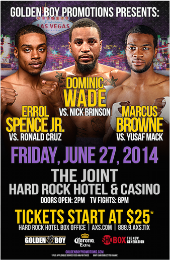 Spence vs. Cruz | Boxing Event | Tapology